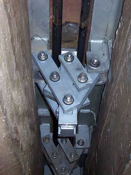 Scissor mechanism renovation from Schreiber Brücken-Dehntechnik